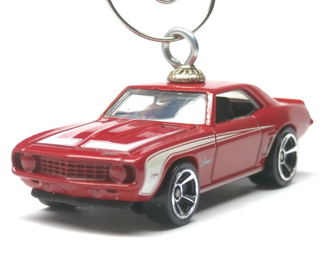 1969 69 Chevy Copo Camaro Red Muscle Car Christmas Ornaments - Stocking ...