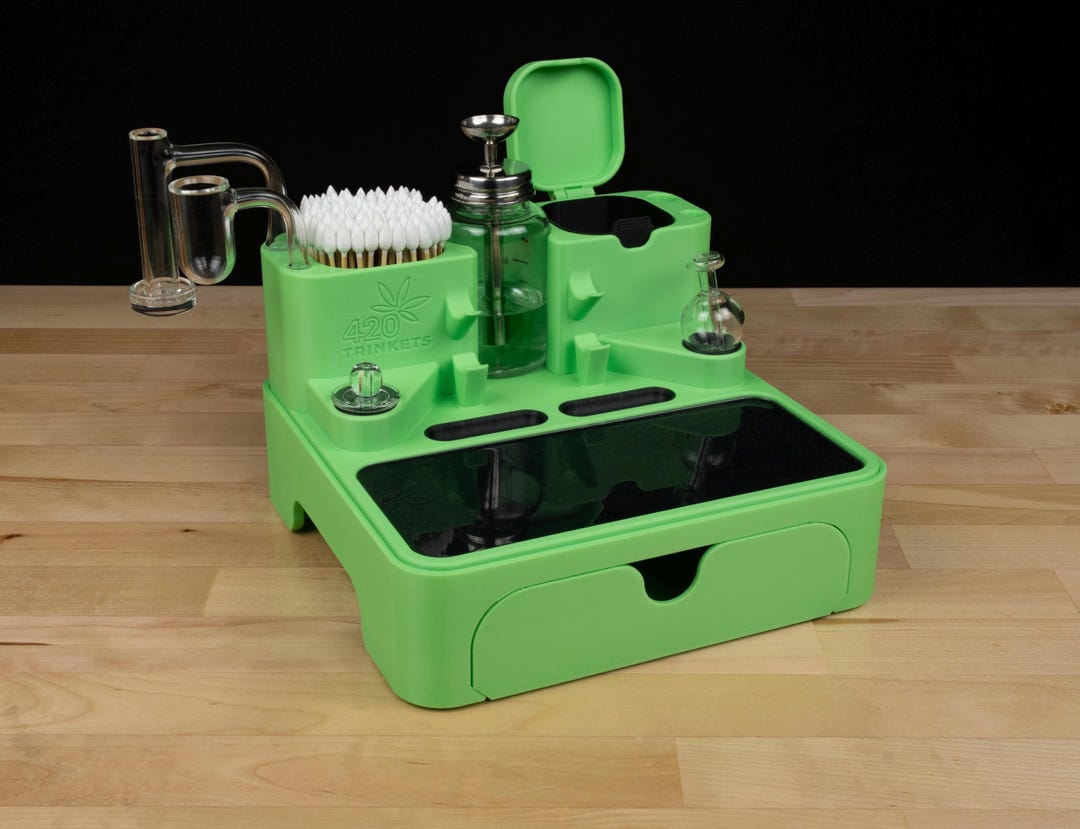 Concentration Station | Cleaning and Organization Dab Tray | Silicone ...
