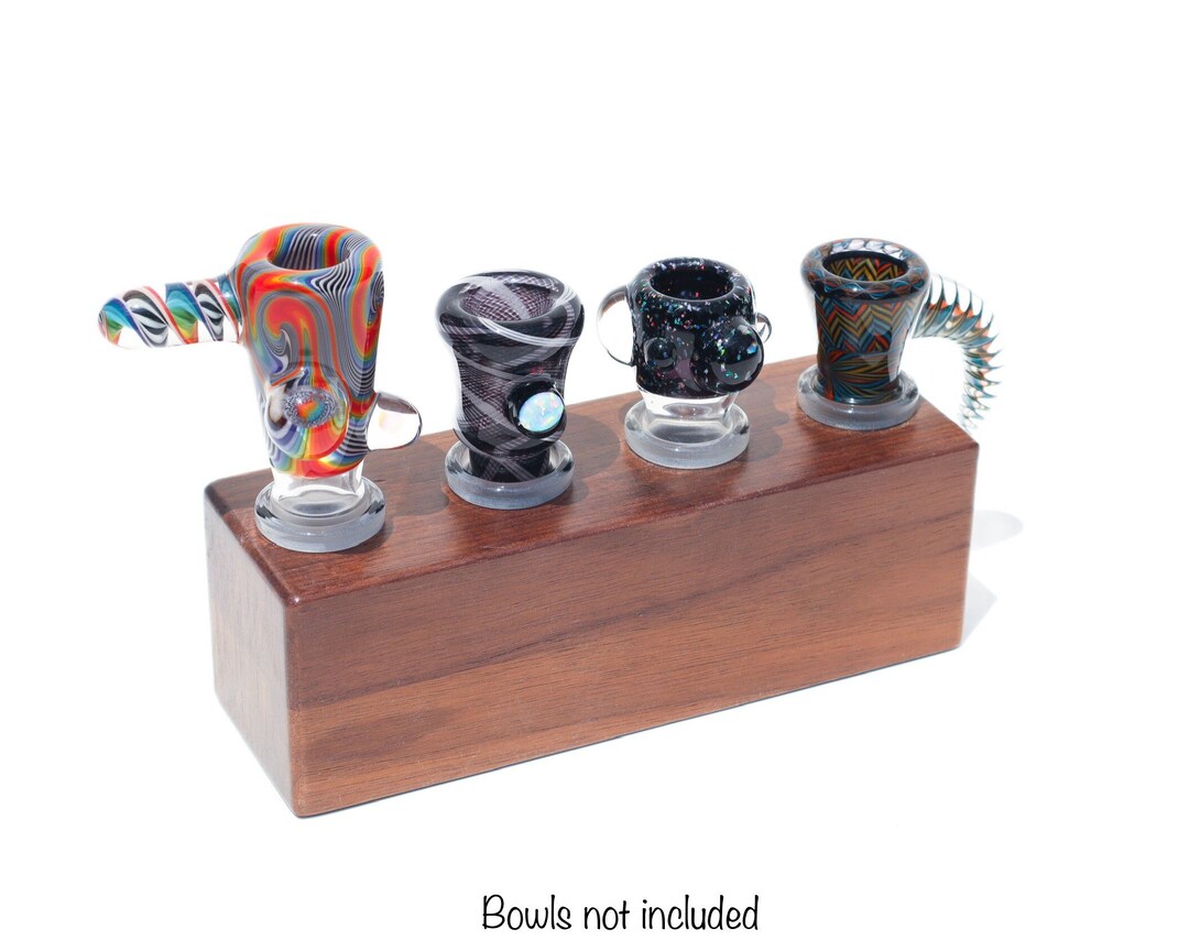 Handmade 4 Slide Holder - Bowl Display Stand - 18mm 14mm 10mm - Etsy