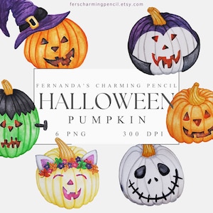 Halloween Pumpkin Clipart, Jack O Lantern Skull Unicorn, Dracula ...