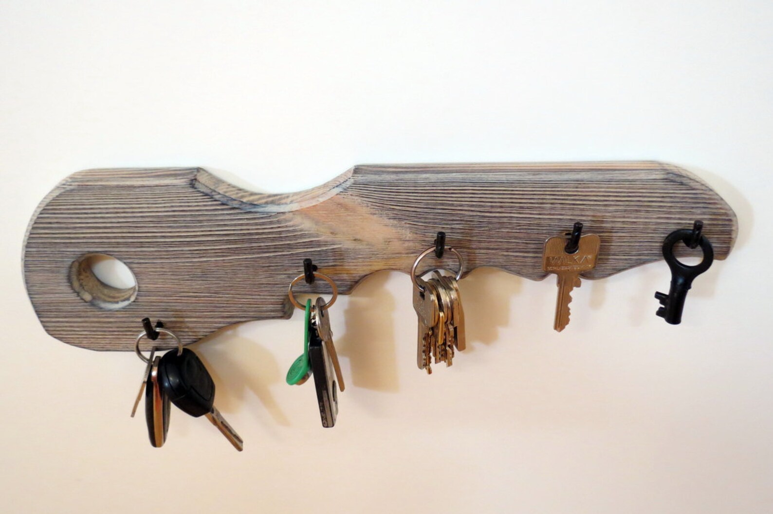 Wall Key Hanger Rustic Wood Key Entryway Wood Key Rustic Key - Etsy