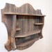 Rustic Shelf Wood Hanging Rack Farmhouse Rack Float Shelf Hanging ...