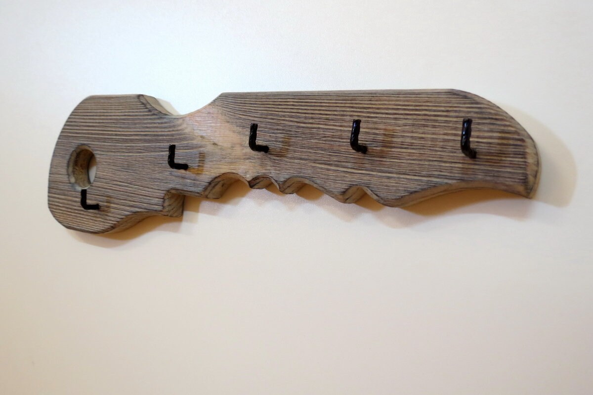 Wall Key Hanger Rustic Wood Key Entryway Wood Key Rustic Key Hook Key ...