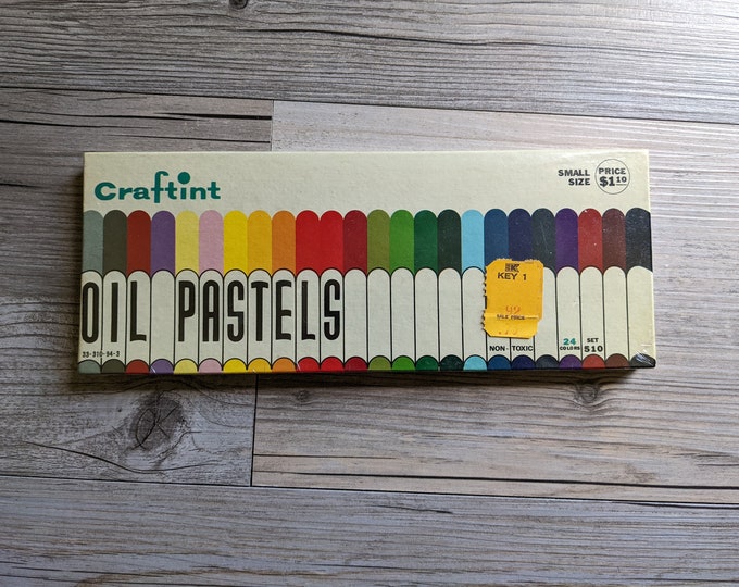 Vintage Craftint Oil Pastels Set 510 / 24 Colors - Etsy