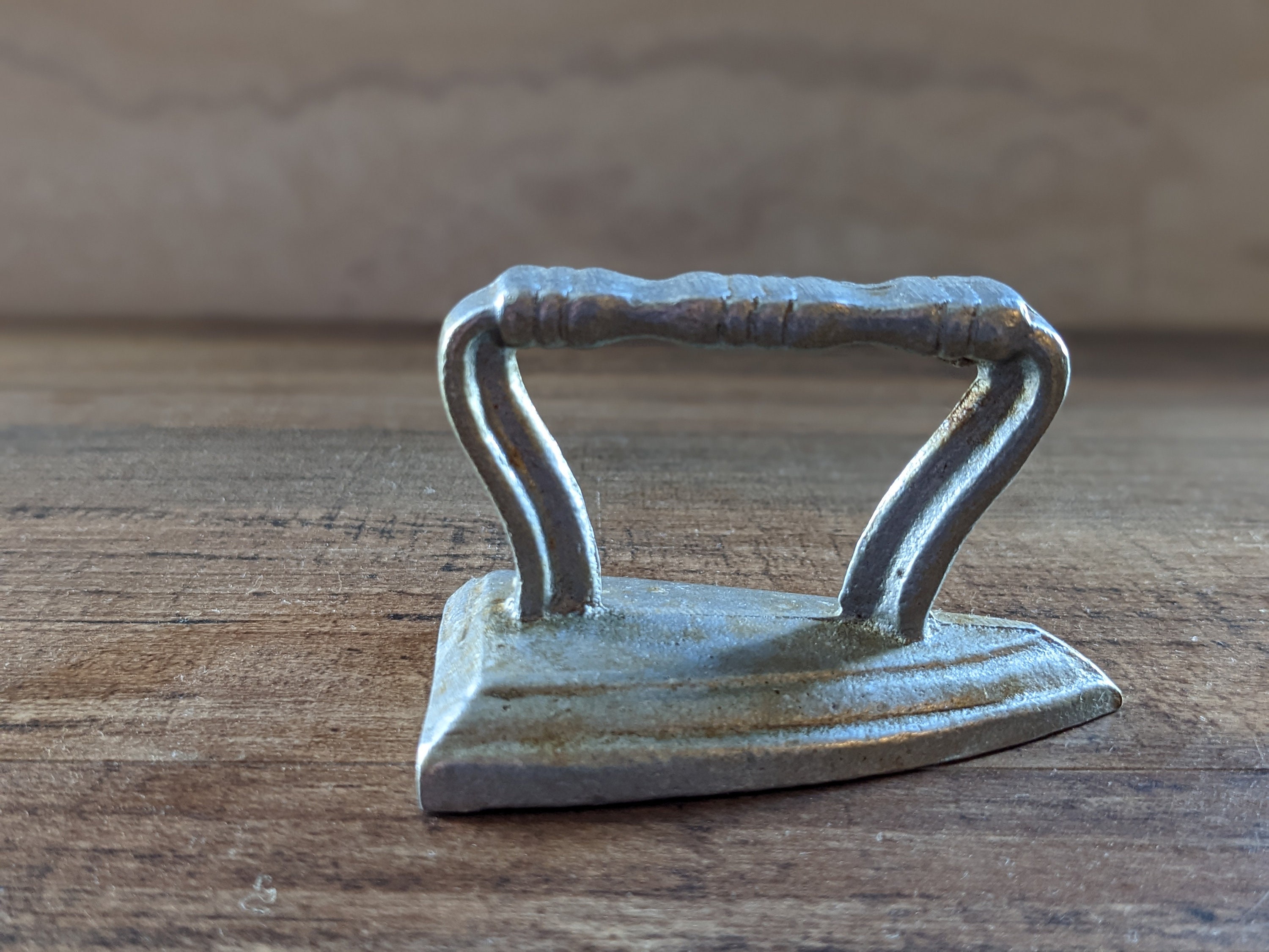 Vintage Miniature Sad Iron Toy - Etsy