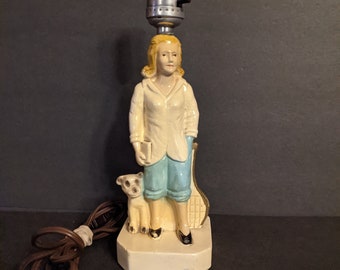 Chalkware Lamp - Etsy