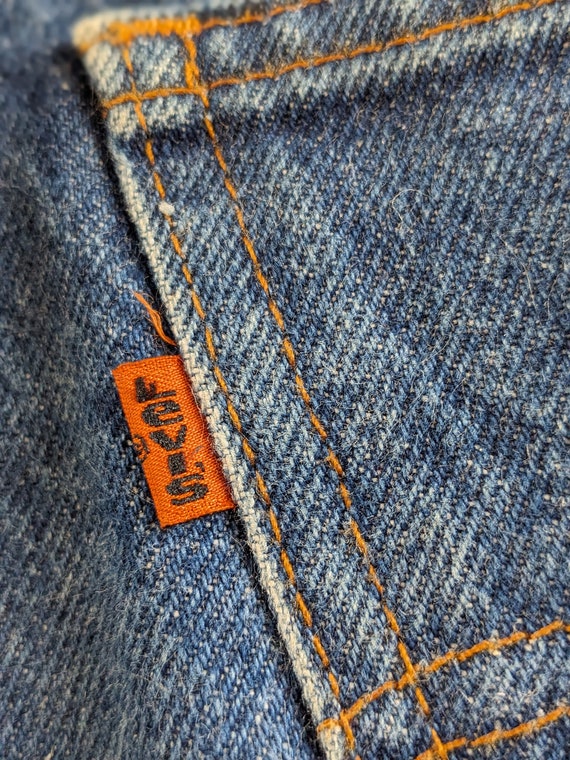 Orange levis tag store