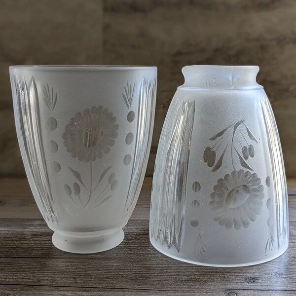 Frosted Glass Light - Etsy