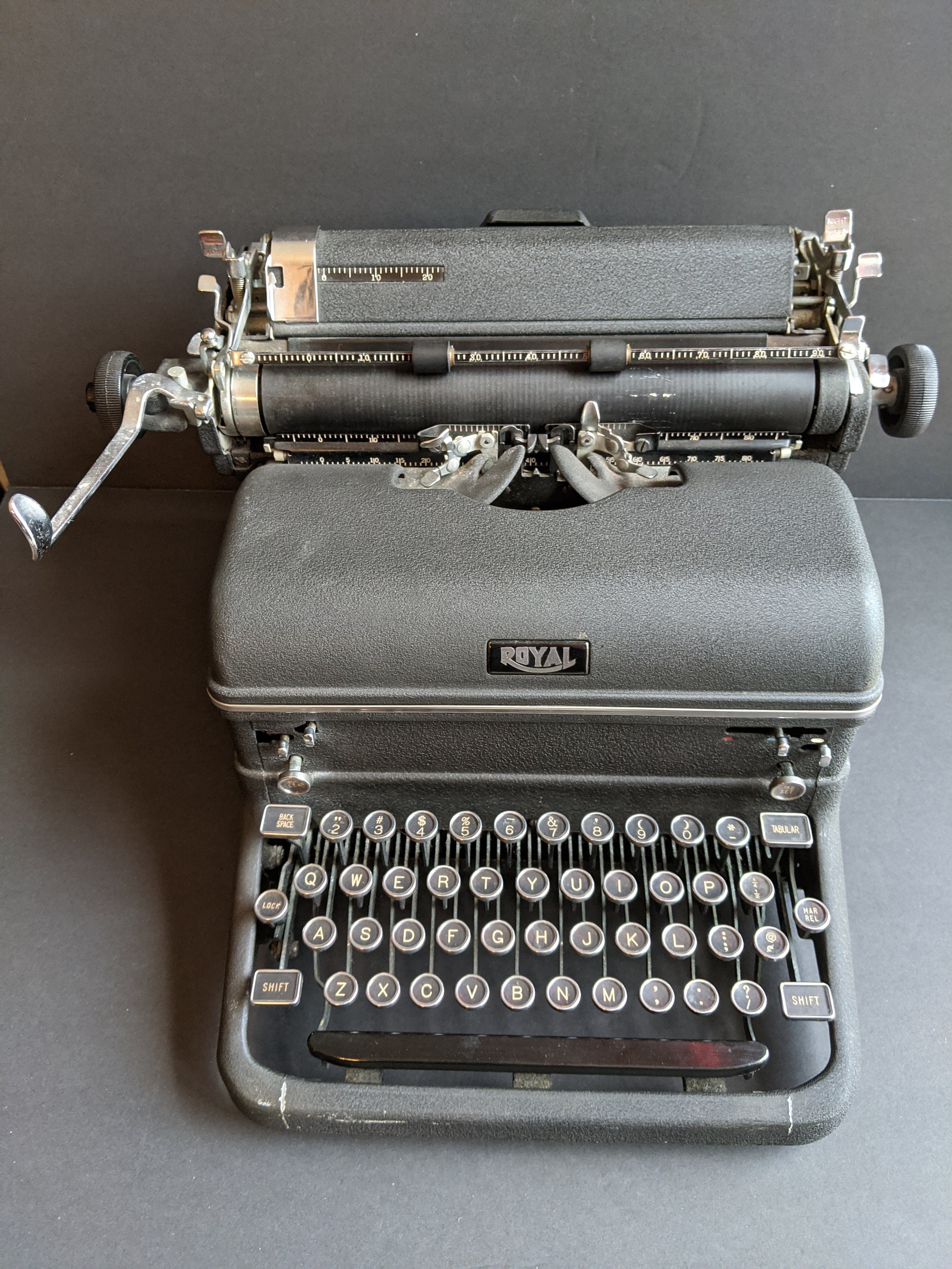 1940's Vintage Royal Glass Key Typewriter - Etsy