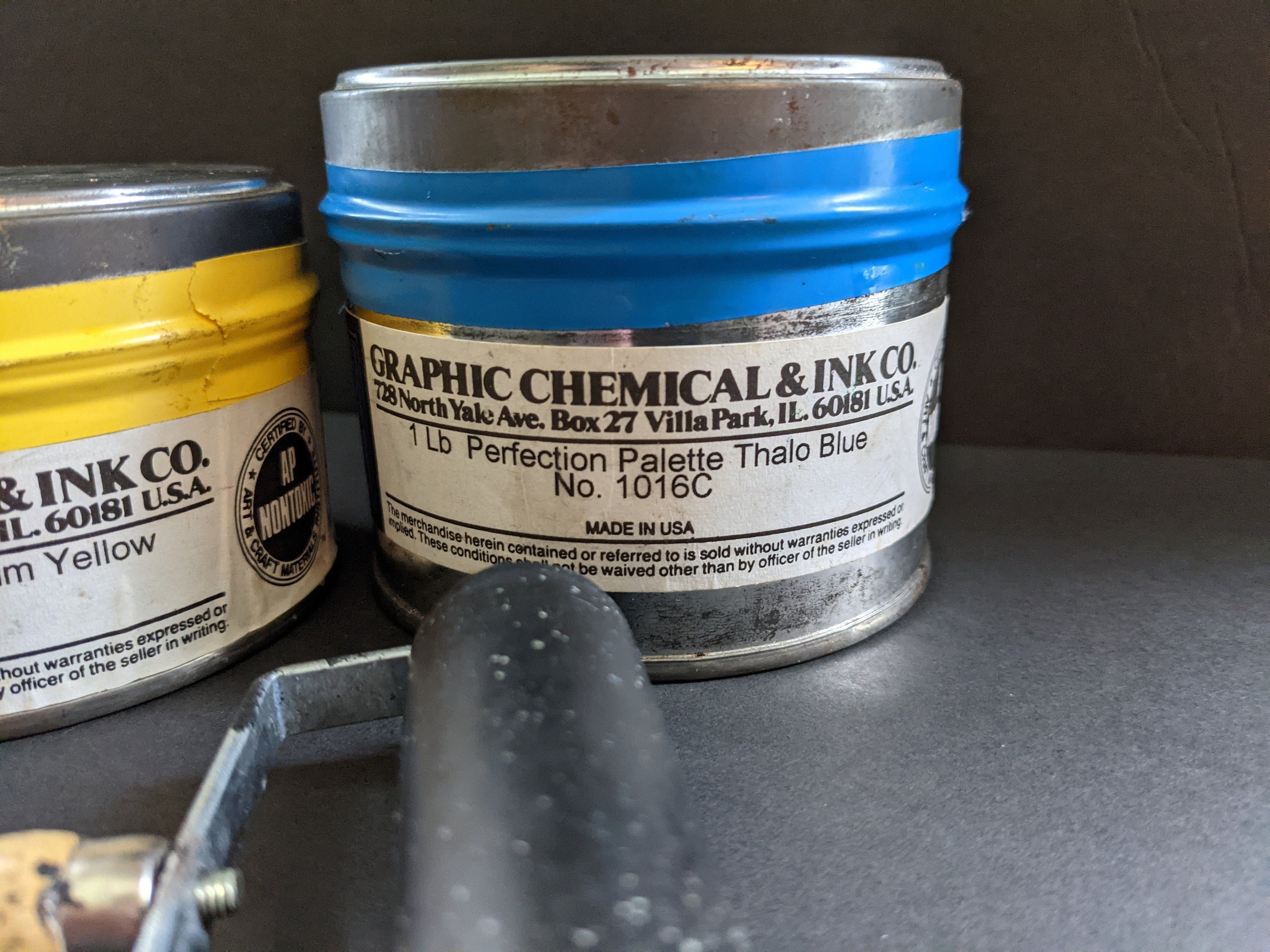 Vintage Graphic Chemical & Ink Co. Lithographic Paint Set With - Etsy