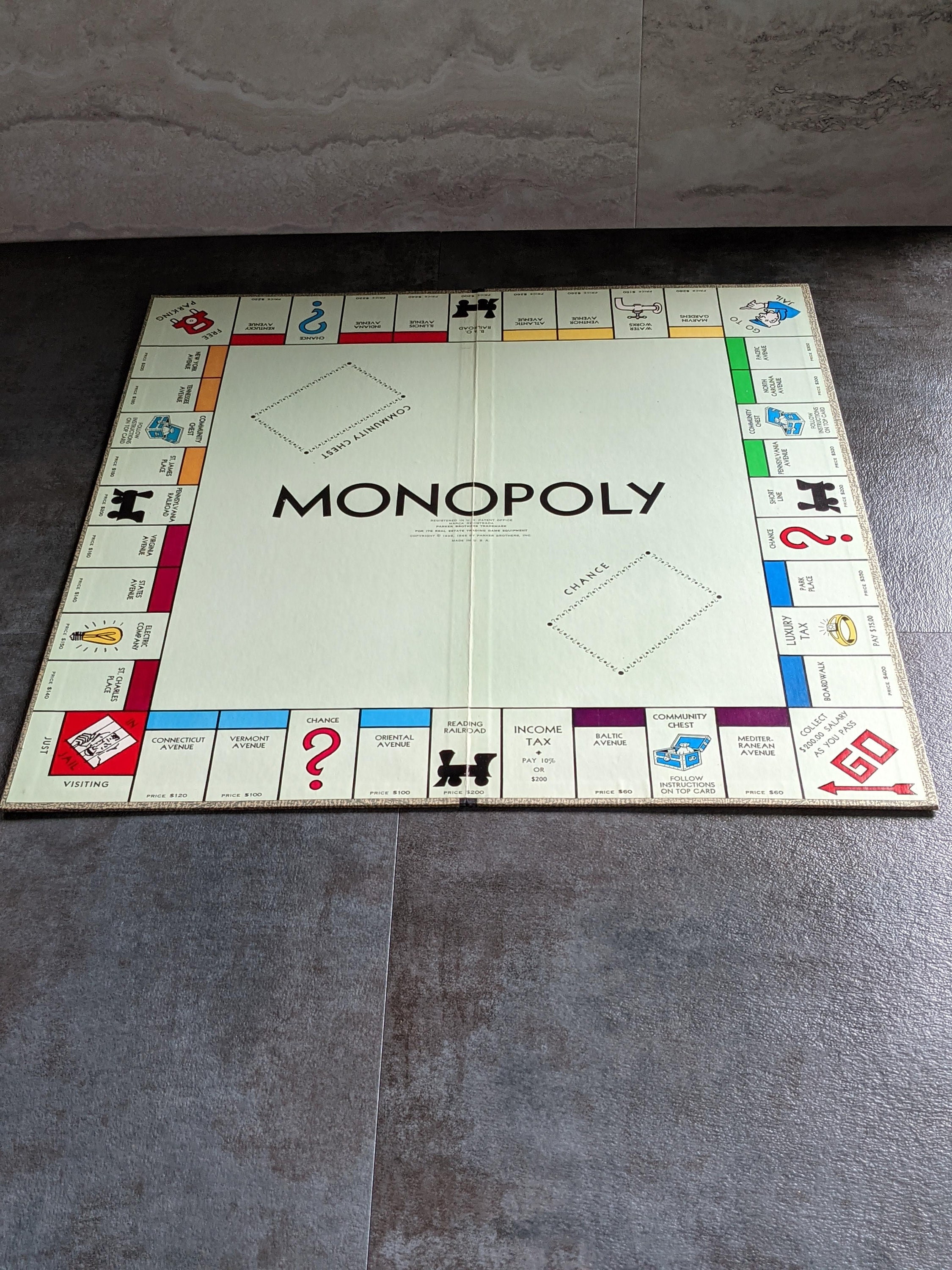 Vintage Monopoly Board Game - Etsy