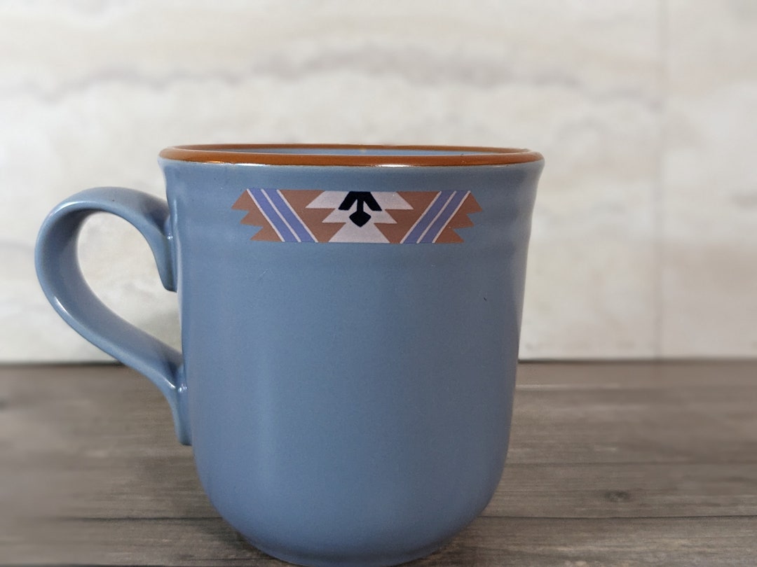 Noritake Stoneware Blue Adobe Coffee Mug - Etsy