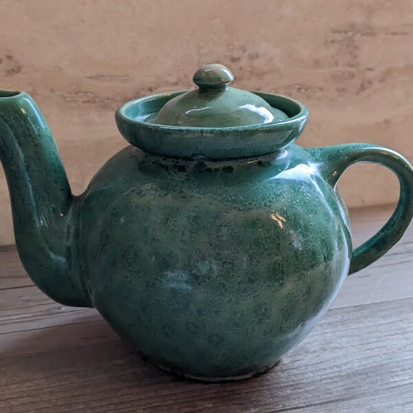 Green Teapot - Etsy