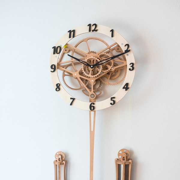 Wooden Clock - Etsy