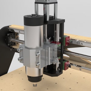 DIY CNC Milling Machine 3D Model Files, .dxf, .STEP, Electrical Plans ...