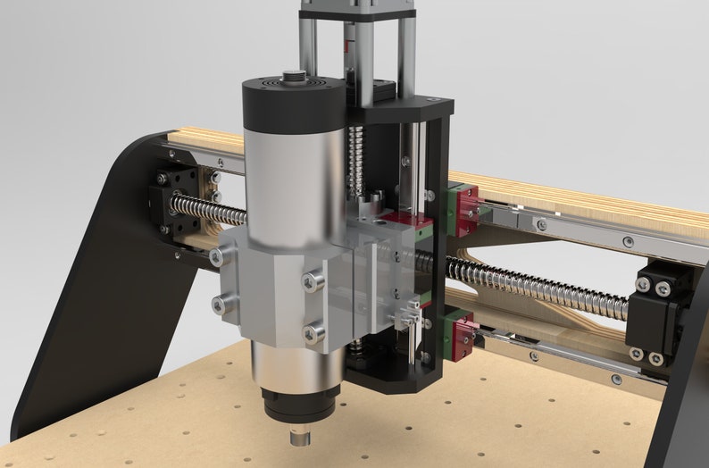 DIY CNC Milling Machine 3D Model Files, .dxf, .STEP, Electrical Plans ...