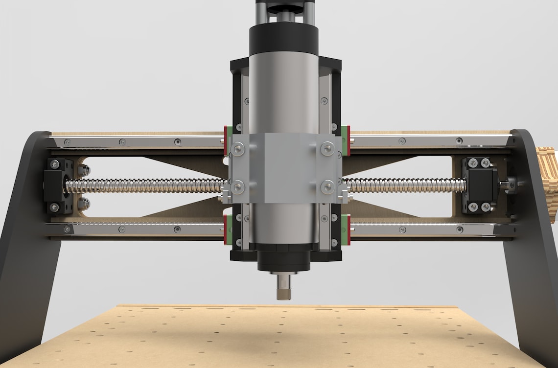Diy Cnc Milling Machine 3d Model Files Dxf Step Electrical Plans