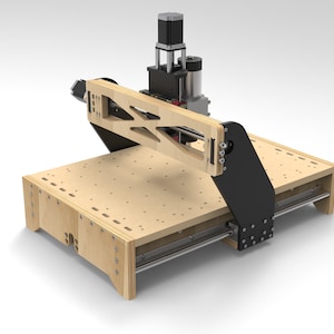 DIY CNC Milling Machine 3D Model Files, .dxf, .STEP, Electrical Plans ...
