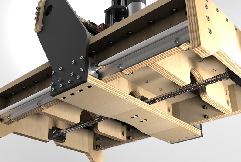 DIY CNC Milling Machine 3D Model Files, .dxf, .STEP, Electrical Plans ...
