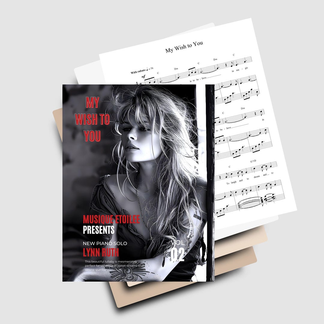 PDF, Sheet Music, Music Sheet, Piano Score, Recital Gift, Music ...
