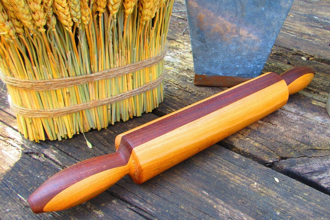 Amish Handmade Multi-wood Rolling Pin - Etsy