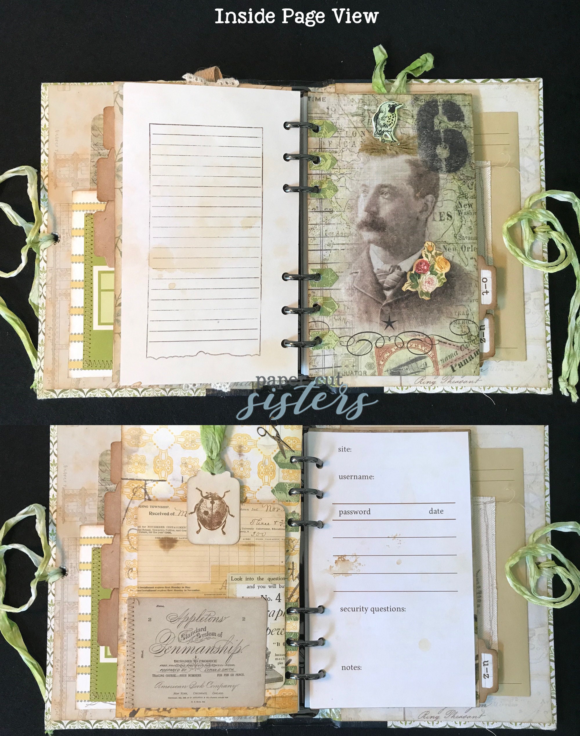 Handmade Password Journal Log Book Keeper Tracker Organize - Etsy