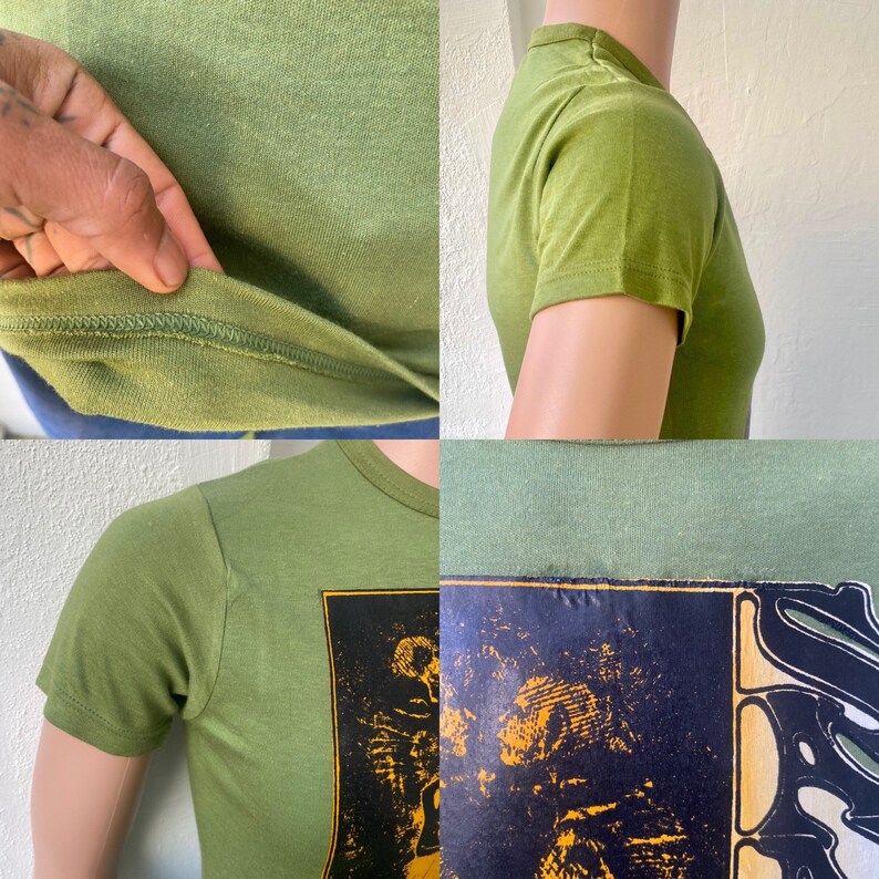 SANTANA 1975 Unworn Green 70s Prison Tee NOT Re-print Sm/ Med - Etsy UK