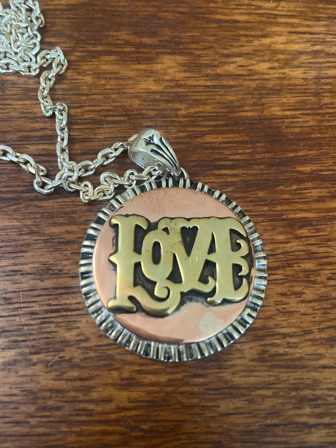 1969-70 Inspired LOVE Medallion With 32 Inch Chain by SWS - Etsy