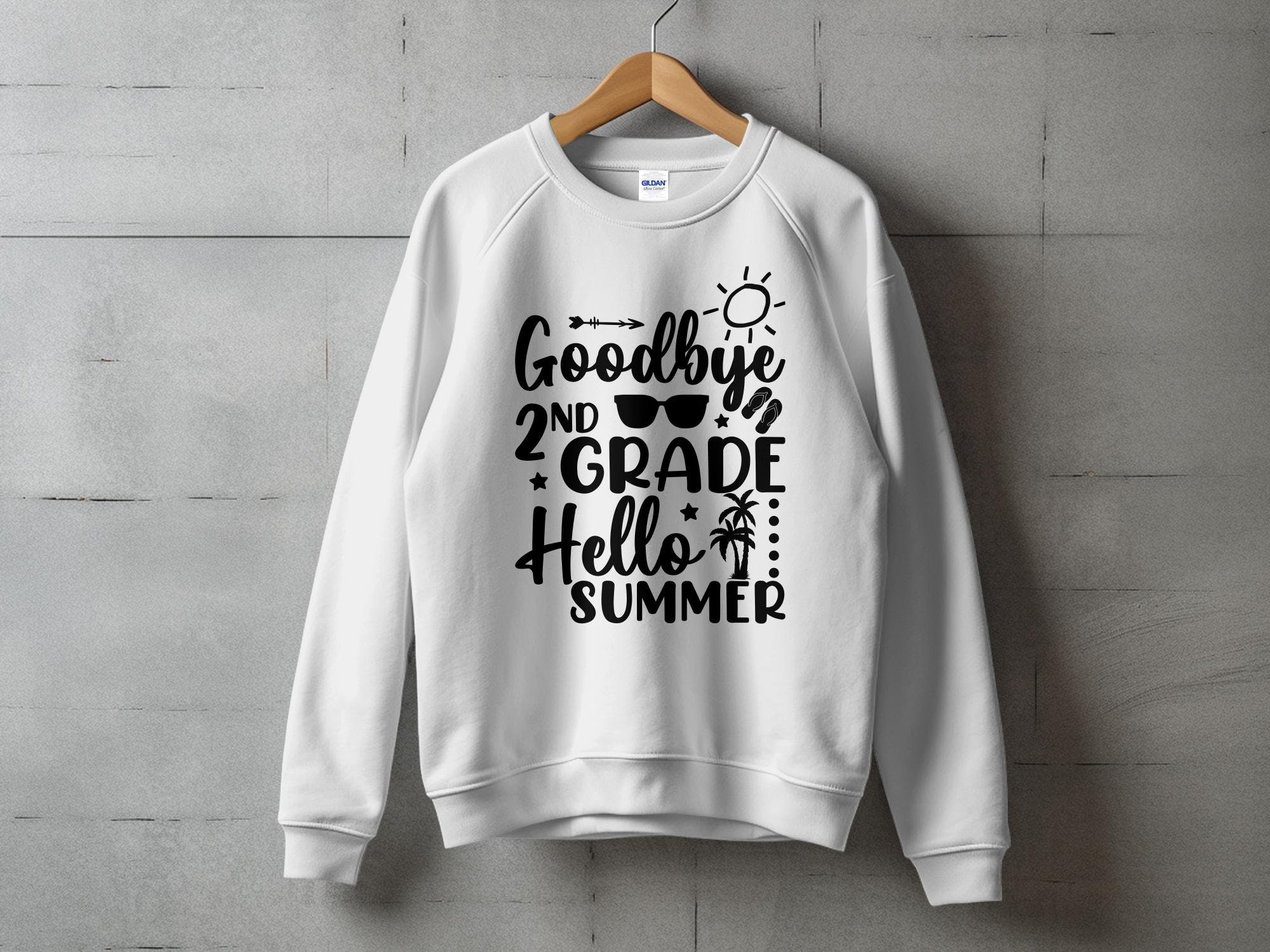 Goodbye 2nd Grade Hello Summer Svg Teacher Svg Teacher - Etsy