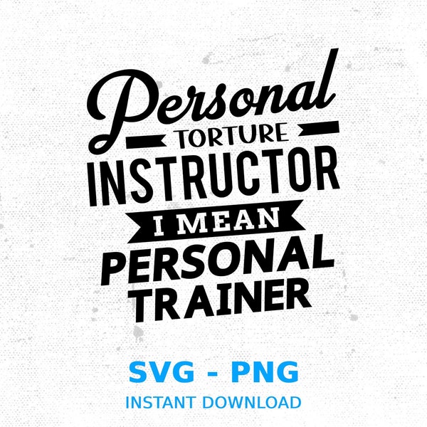 Personal Trainer Svg - Etsy