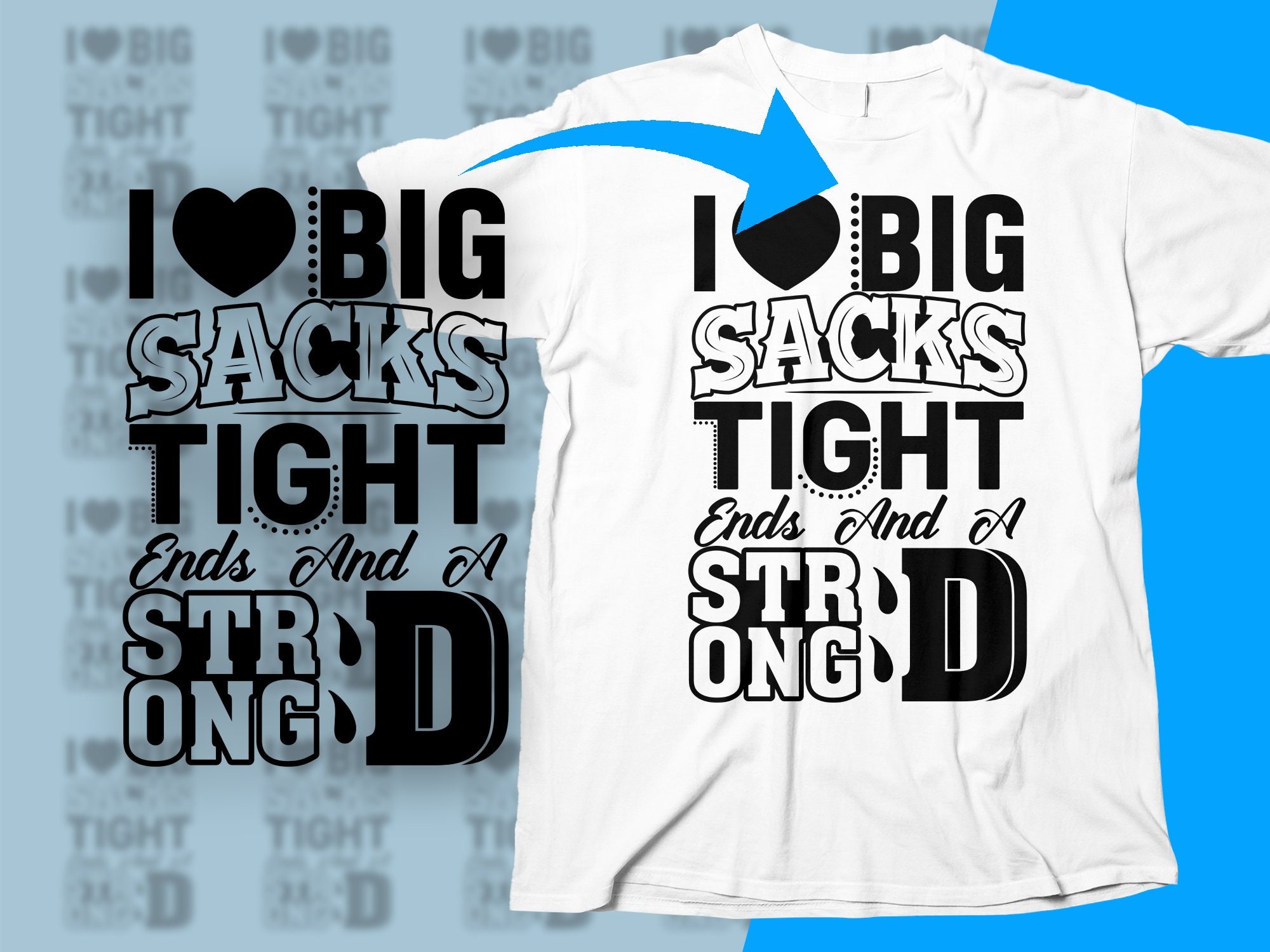 I Love Big Sacks Tight Ends and a Strong D Svg, Football Mom Svg ...