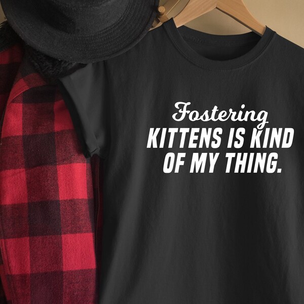 Foster Cat Shirt - Etsy