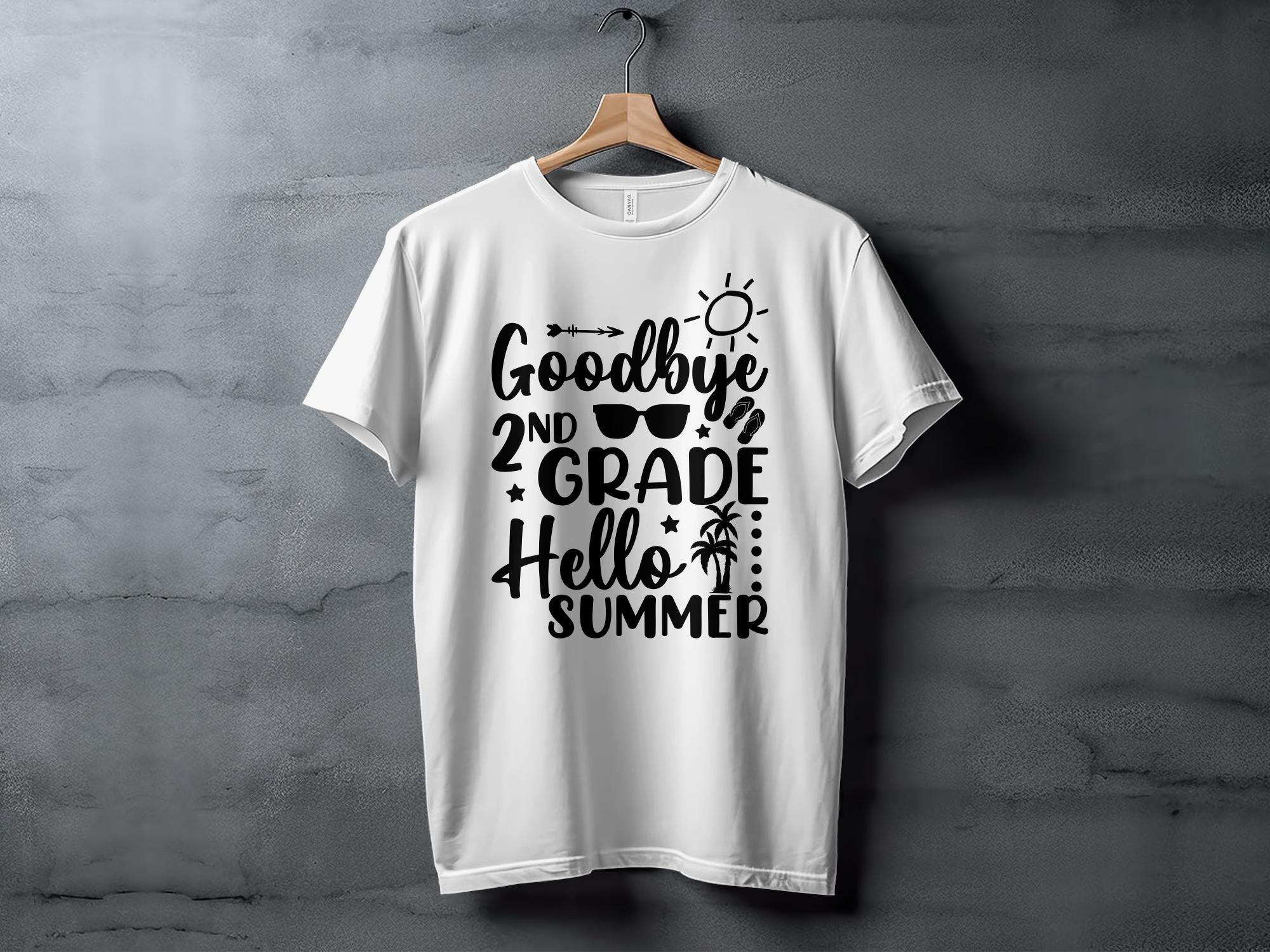 Goodbye 2nd Grade Hello Summer Svg Teacher Svg Teacher - Etsy