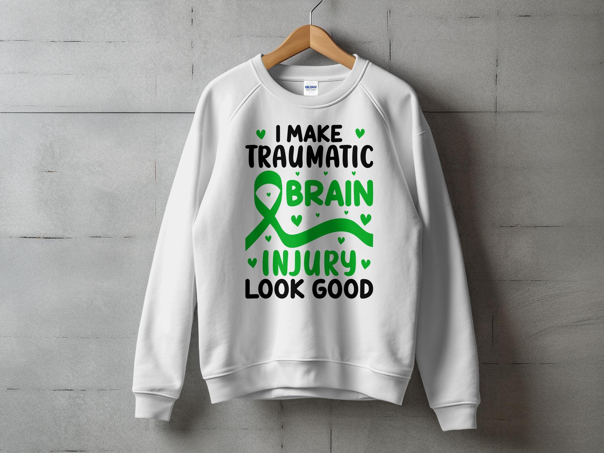 Traumatic Brain Injury Awareness Svg TBI Support Gift Green - Etsy