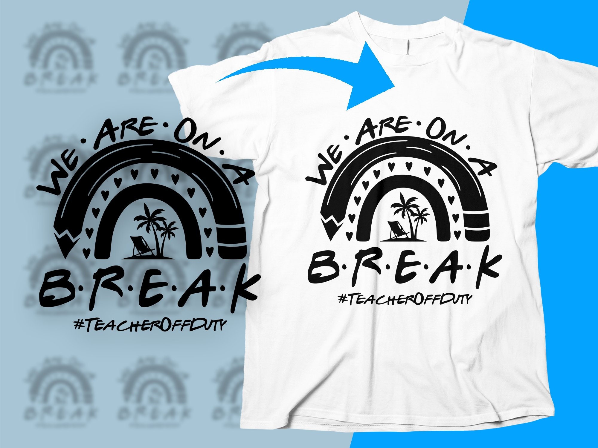 We Are on A Break Svg Summer Break Svg Gift for Summer Break - Etsy