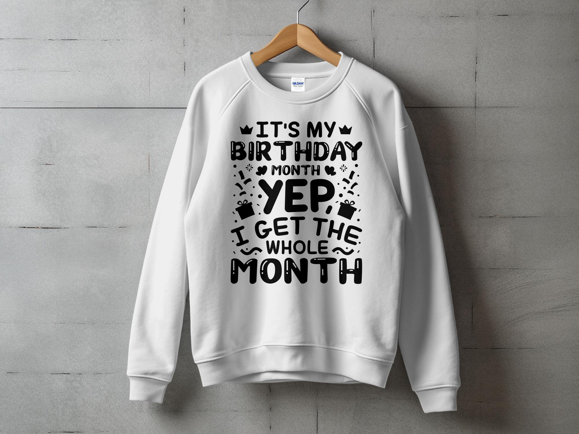 It's My Birthday Month SVG PNG: Birthday Saying (digital Download) - Etsy