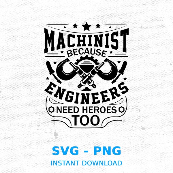 Machinist Svg - Etsy
