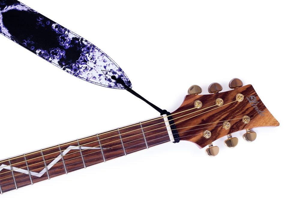 Lindo Alien Artwork Guitar Strap PVC Electric Acoustic Bass - Etsy UK