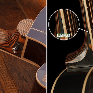 Lindo Sahara Electro Acoustic Bass Guitar (30" Short Scale) | Nautical ...