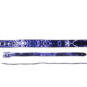 Lindo Alien Artwork Guitar Strap PVC Electric Acoustic Bass - Purple ...