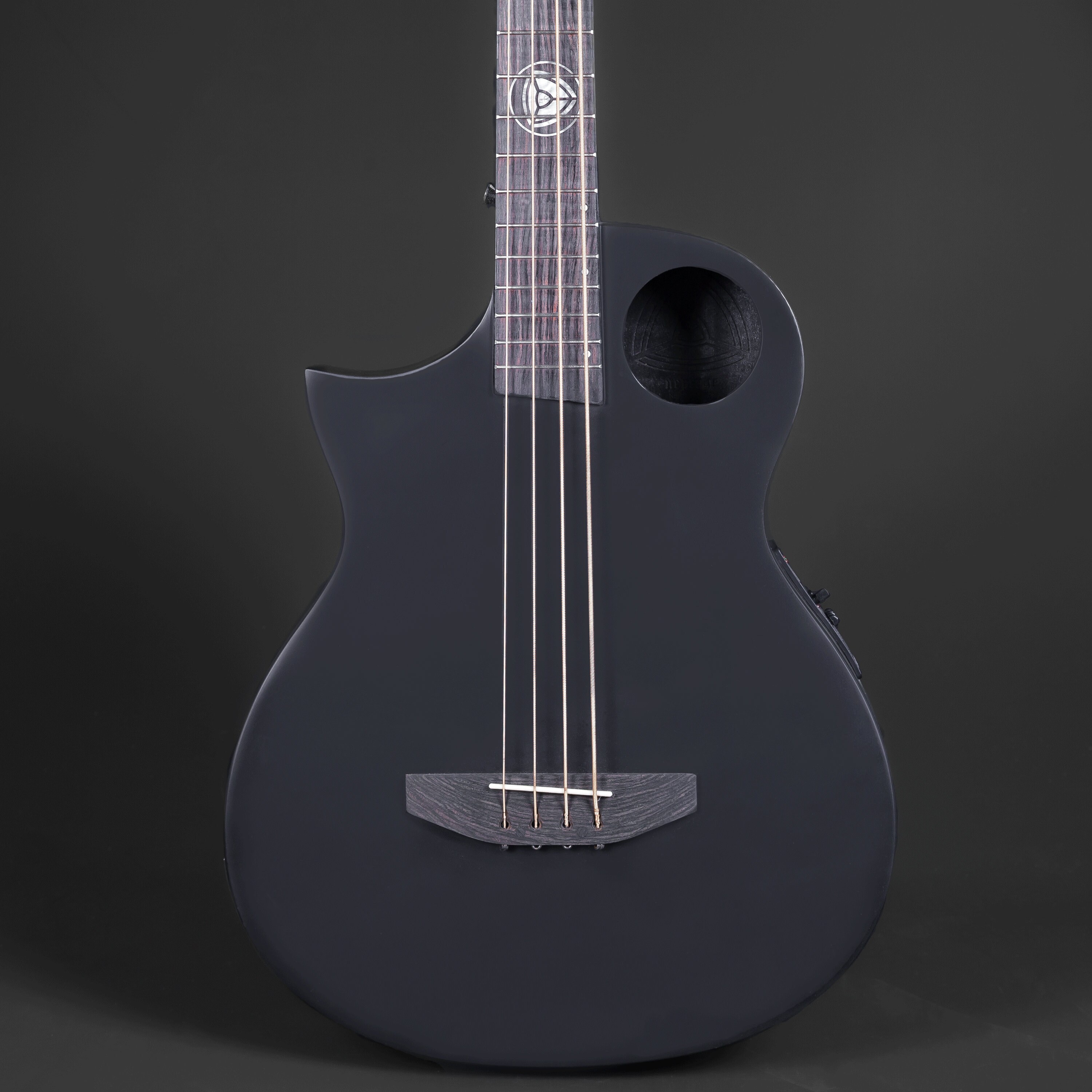 Matte Black Bass Guitar