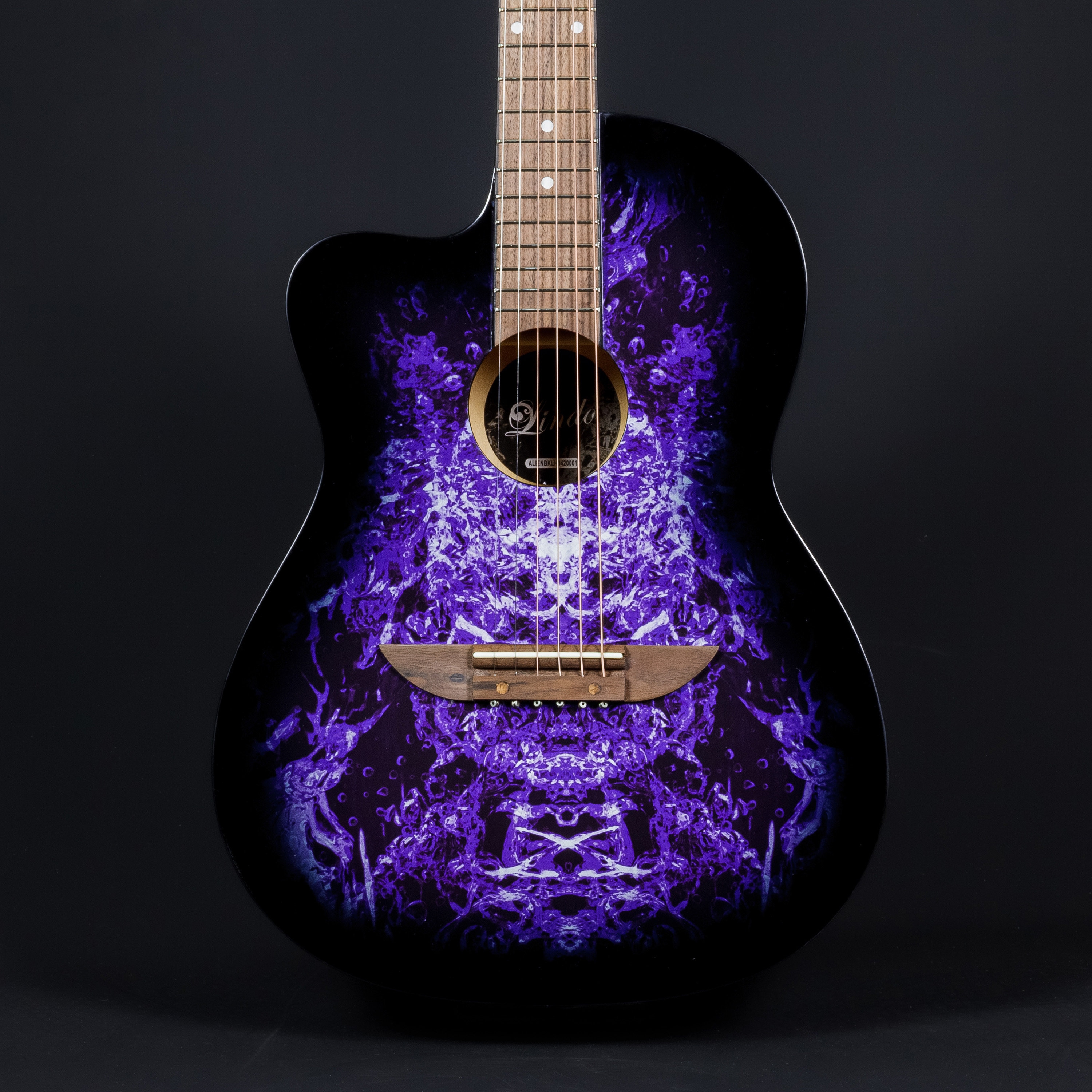 Purple And Black Electric Guitar