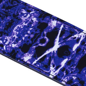 Lindo Alien Artwork Guitar Strap PVC Electric Acoustic Bass - Purple ...