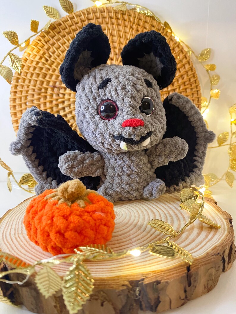 Cute Crochet Bat Amigurumi Pattern Halloween Plush Toy - Etsy