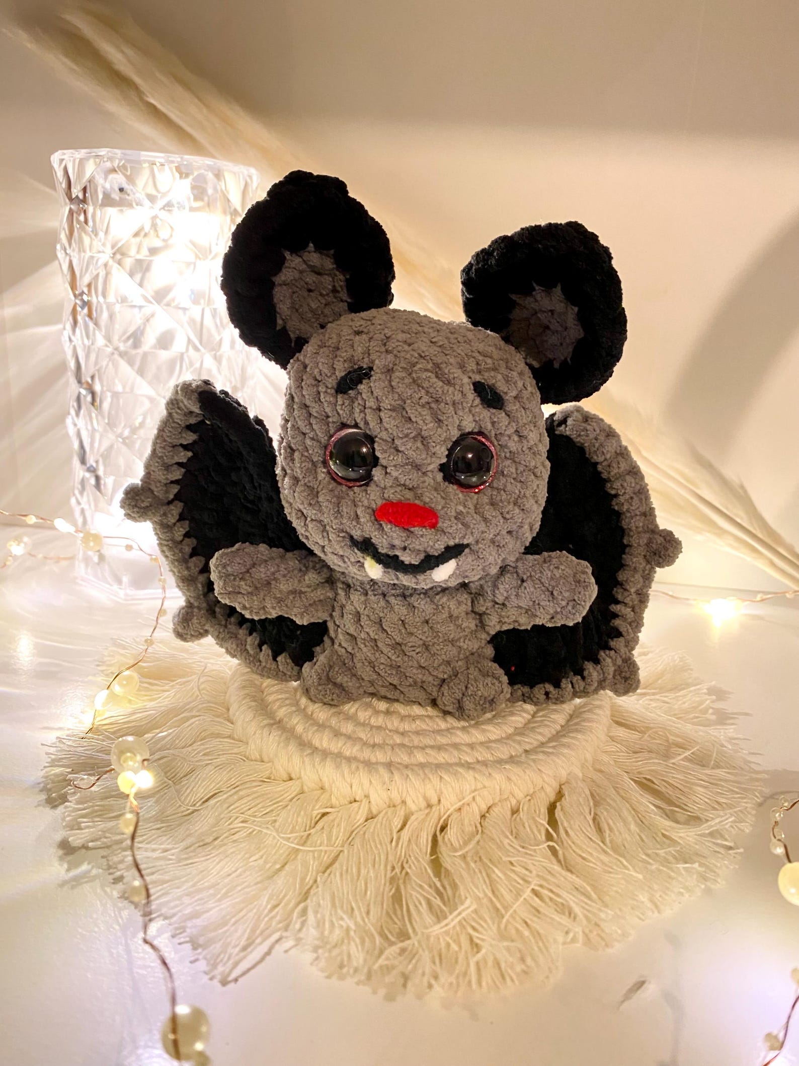 Cute Crochet Bat Pattern Amigurumi Plush Toy Tutorial - Etsy
