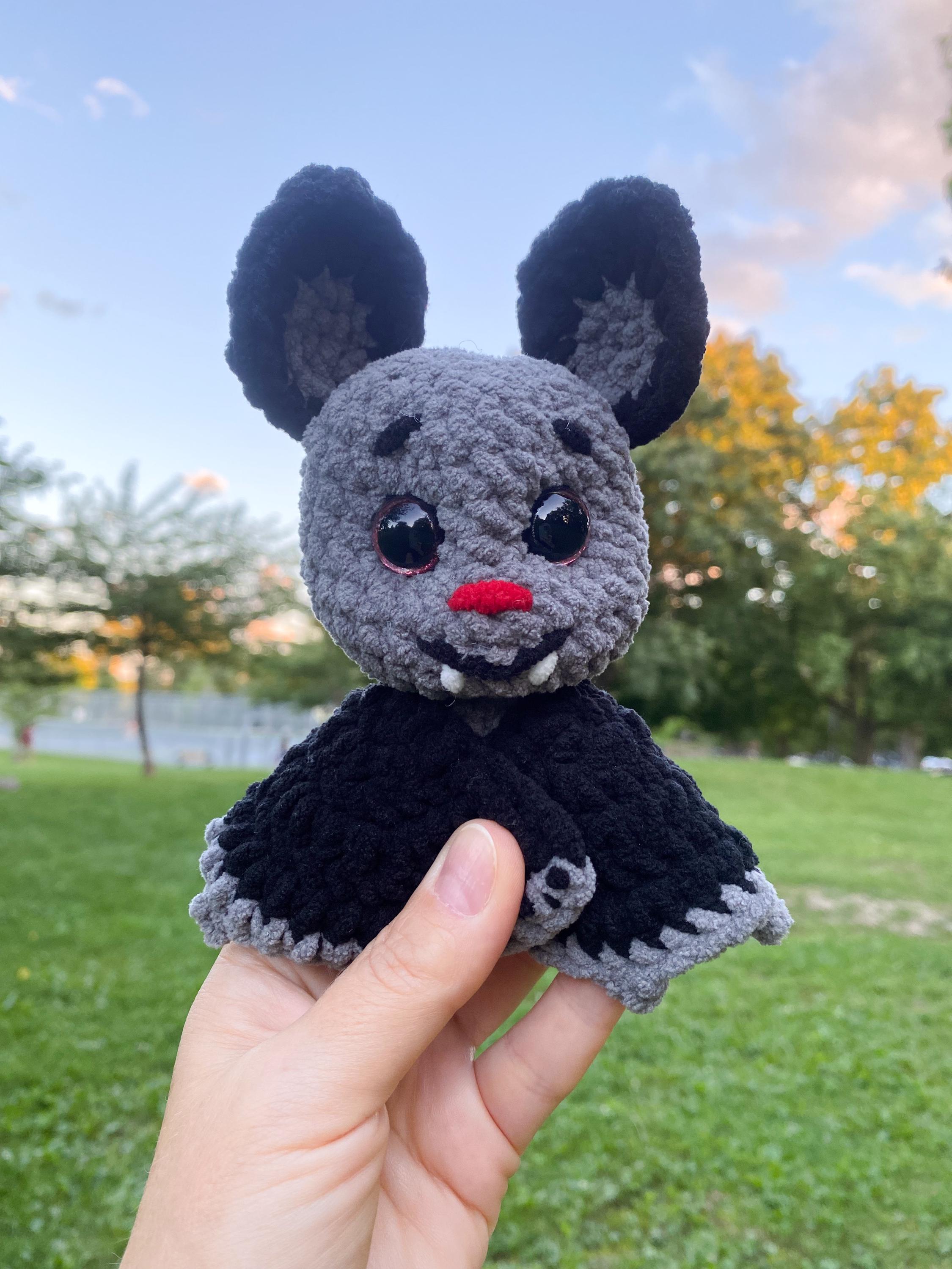 Cute Crochet Bat Pattern Amigurumi Plush Toy Tutorial - Etsy