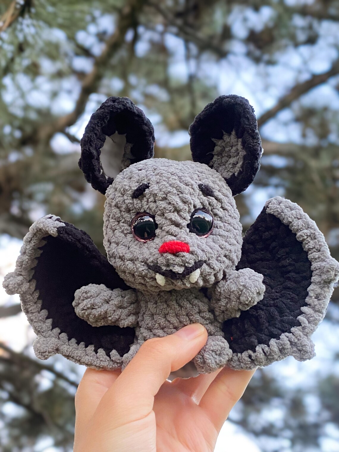 Cute Crochet Bat Pattern Amigurumi Plush Toy Tutorial - Etsy