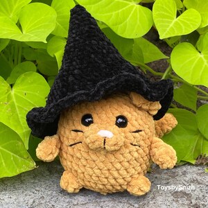 Crochet Pattern for Halloween | Witch Cat Fall Amigurumi Decor | Plush ...