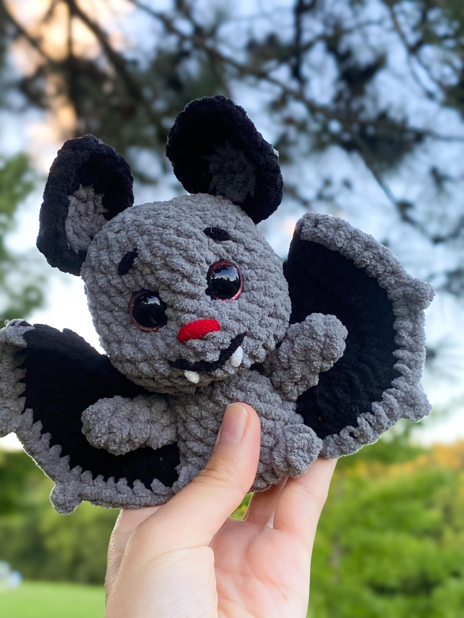 Cute Crochet Bat Pattern Amigurumi Plush Toy Tutorial - Etsy