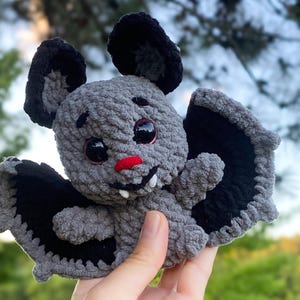 Cute Crochet Bat Pattern | Amigurumi Plush Toy Tutorial - Etsy